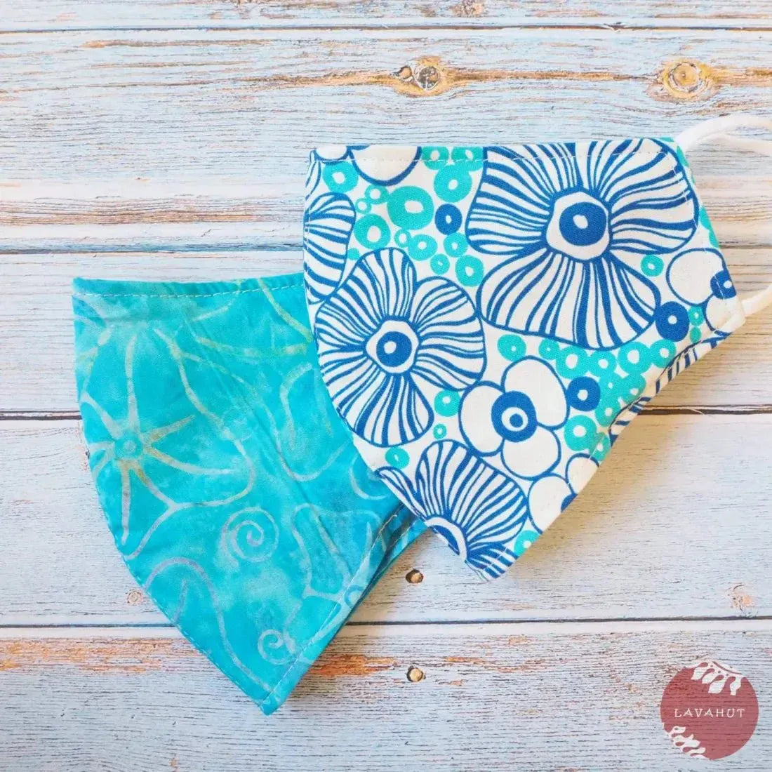 Aqua Starfish Face Mask with Filter Pocket Included – Lavahut