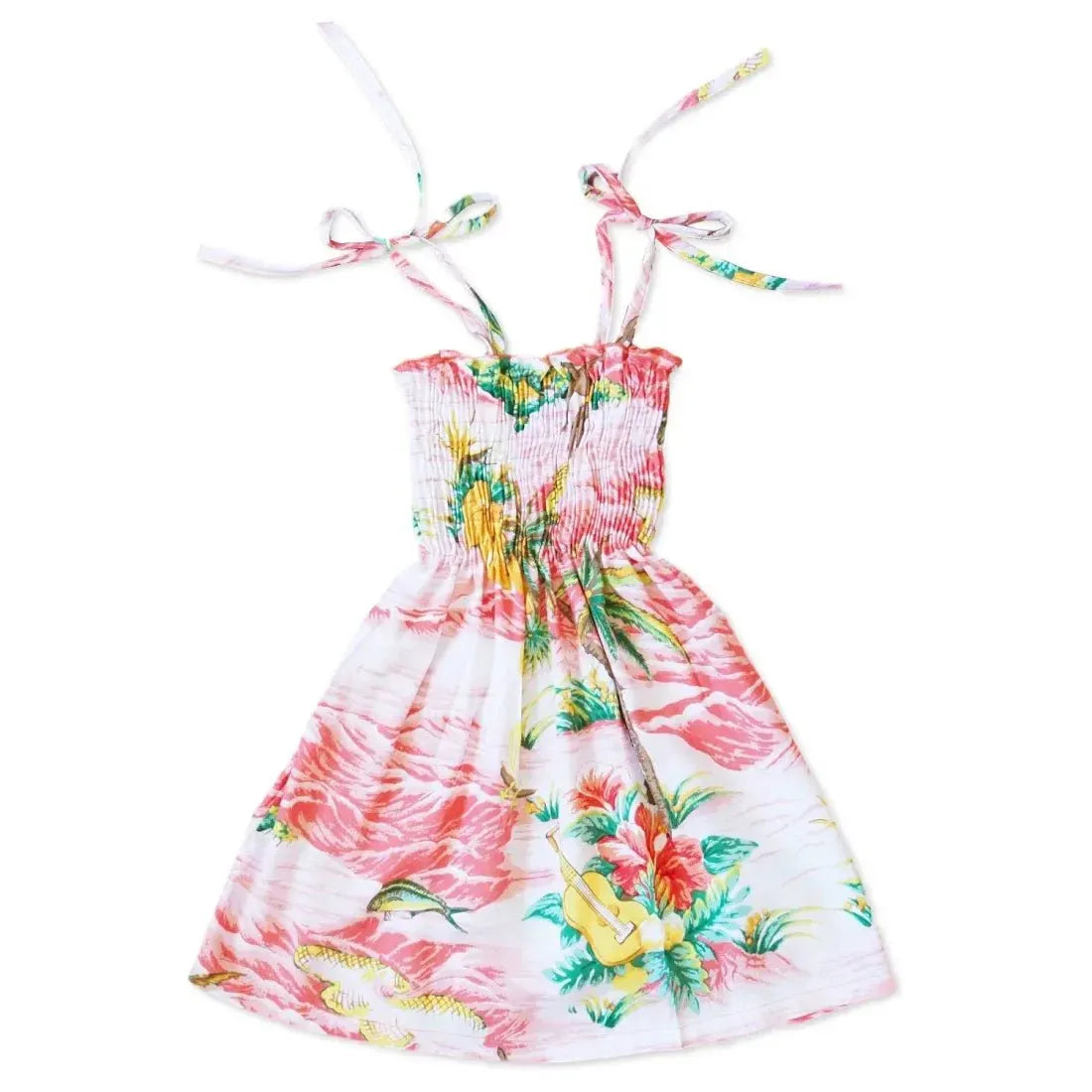 Ocean Life Pink Sunkiss Hawaiian Girl Dress – Lavahut