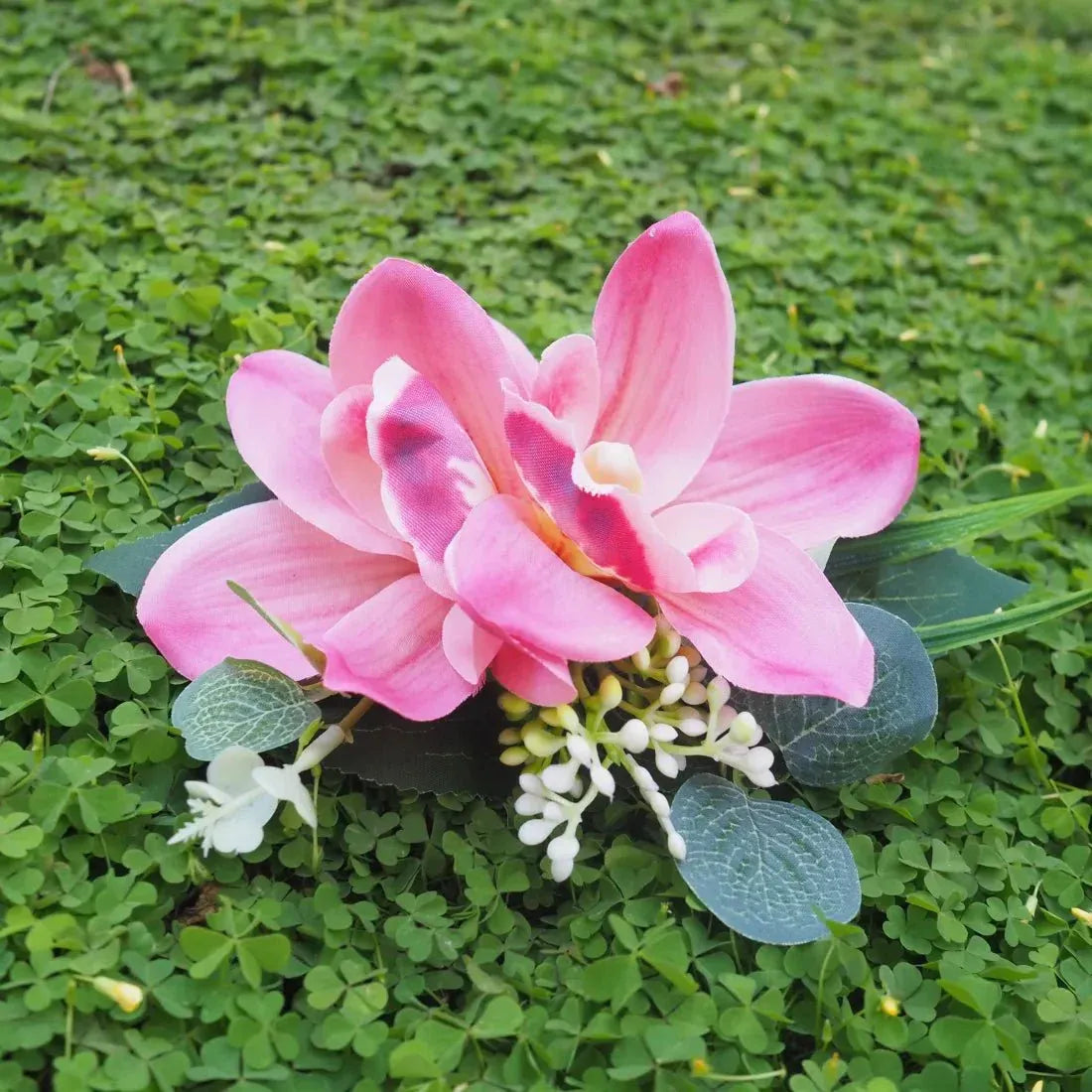 Okika Nani Pink Flower Hair Clip for Elegant Styles – Lavahut